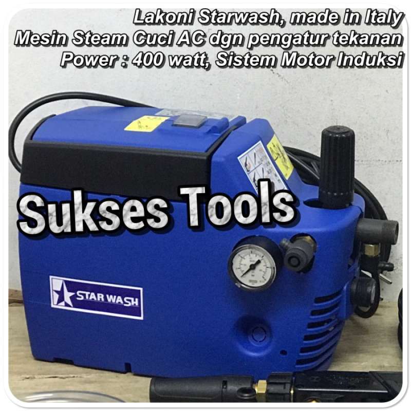 Promo Lakoni Starwash Mesin Steam Cuci AC / Motor Made in Italy 400 ...