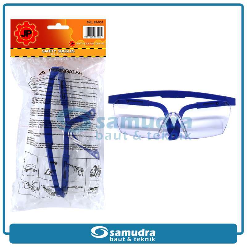 Jual JP Kacamata Clear Kaca Mata Gerinda Bening Kerja Safety Glasses ...