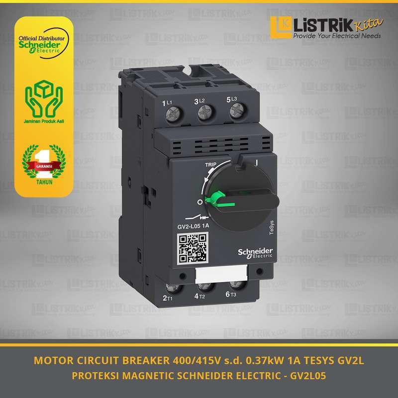 Jual TESYS GV2 MAGNETIC CIRCUIT BREAKER - SCREW CLAMP TERMINALS ...