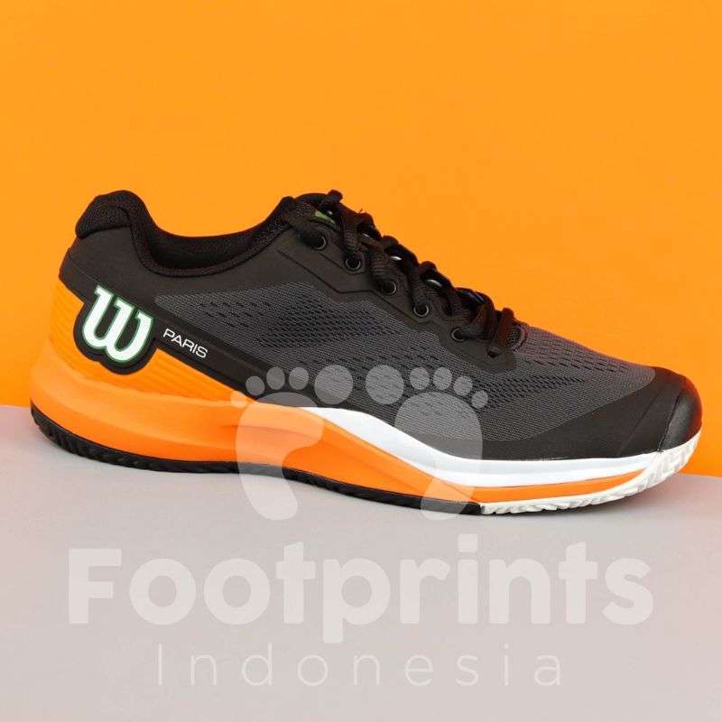Jual Footprints Indonesia Sepatu Tenis Wilson Rush Pro 3.5 Paris Black ...