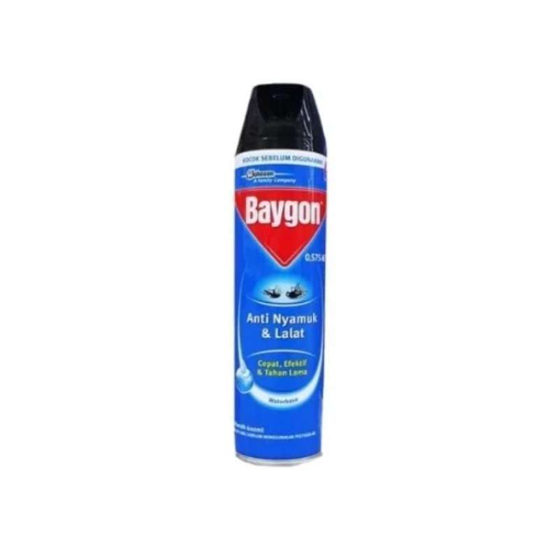 Jual Baygon Aerosol Waterbase Blue 600ml Can Di Seller Farmers Market ...