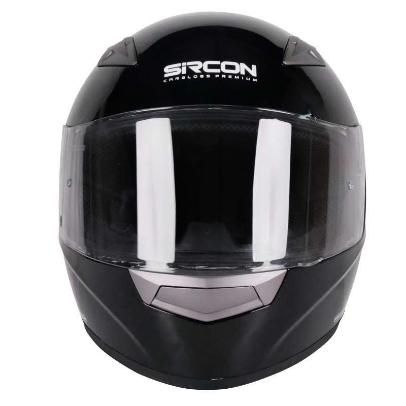 Promo Helm Motor Cargloss Sircon Vr - Deep Black Glossy - Xl Diskon 70% ...