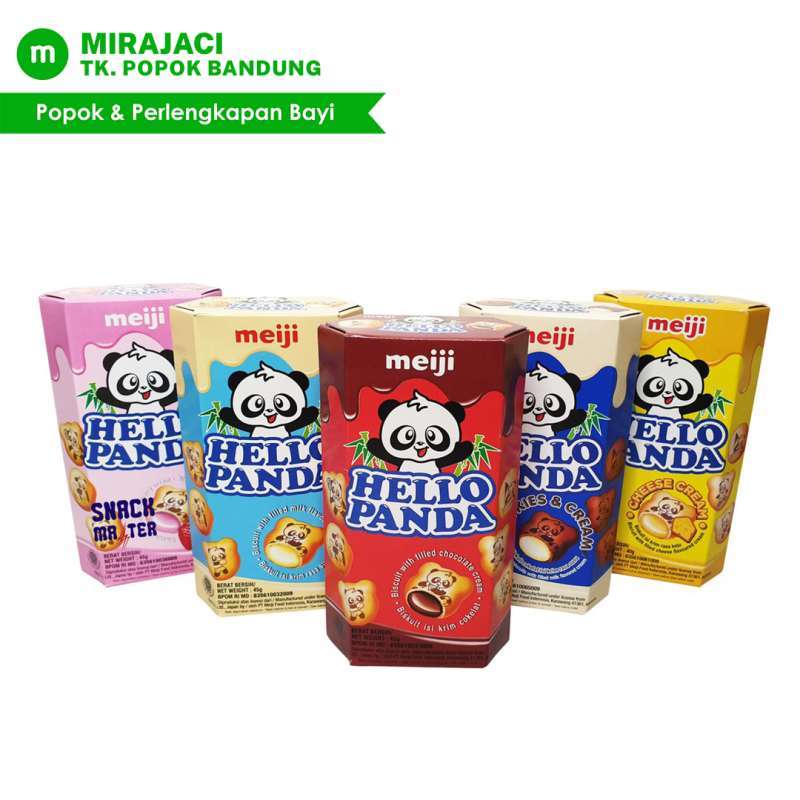 Jual Meiji Hello Panda Biskuit Isi Krim 45gr Cemilan Snack Promo di ...