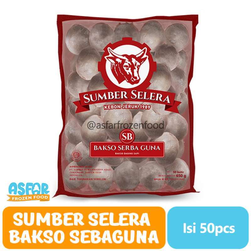 Jual Sumber Selera Bakso Sapi SB SERBAGUNA isi 50 pcs di Seller Asfar ...