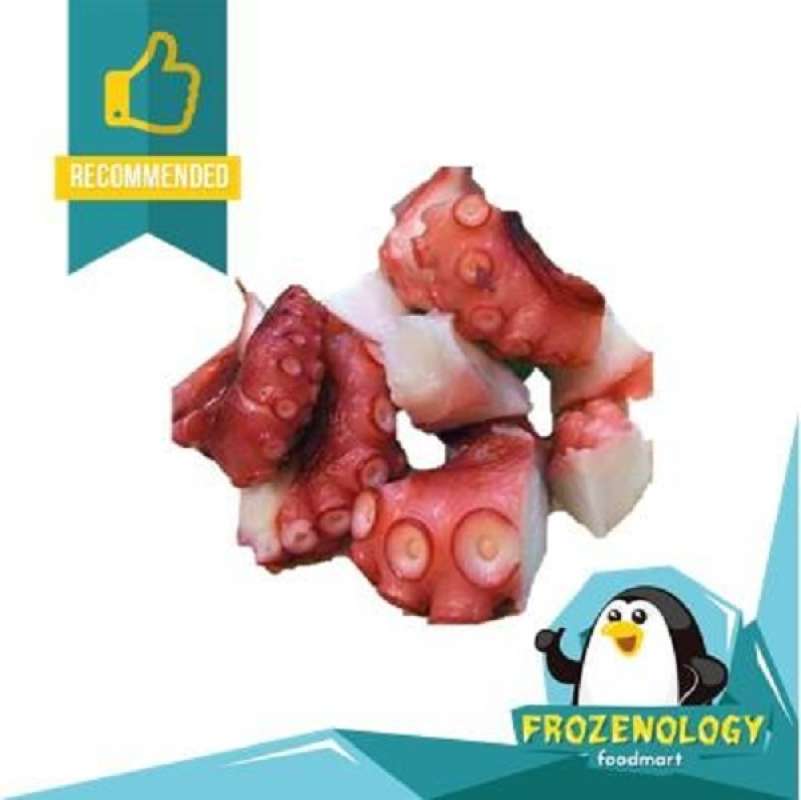Promo Boiled Octopus Tako Leg cut Bahan Takoyaki Fresh Frozen Seafood ...