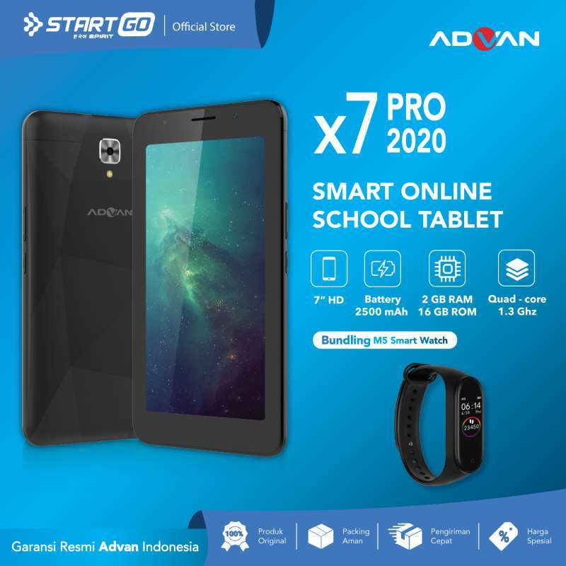Jual Advan TABLET X7 pro + Smartwatch - Black di Seller Startgo - Kota ...