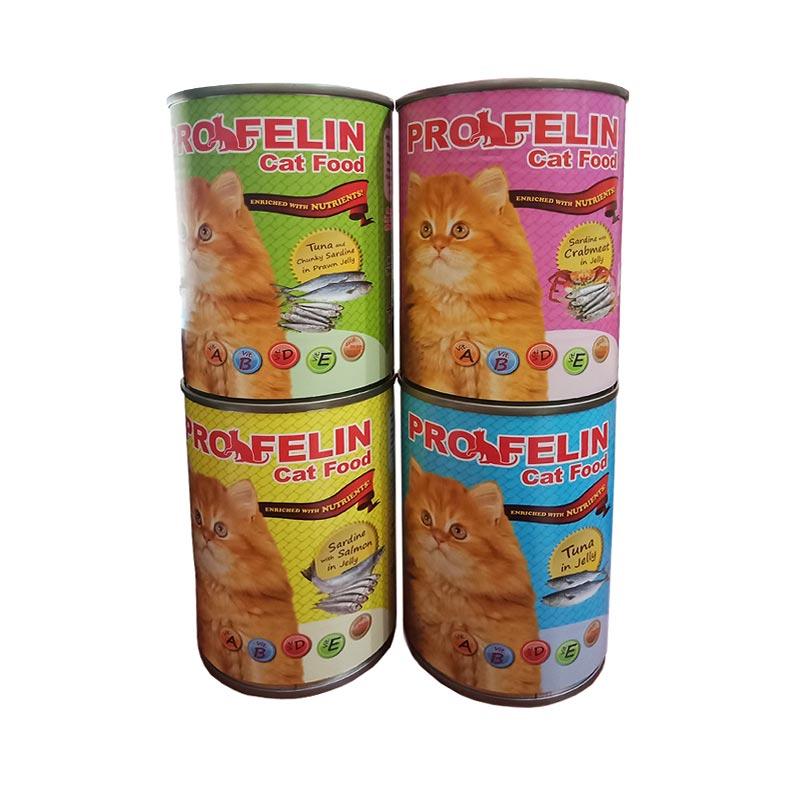 Jual Profelin All Varian Makanan Kucing Basah [400 Gr Kemasa Kaleng ...