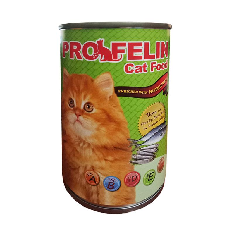 Jual Profelin All Varian Makanan Kucing Basah [400 Gr Kemasa Kaleng ...