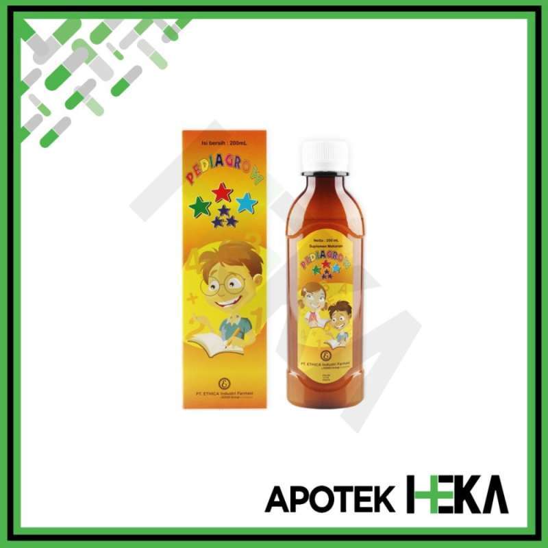 Jual Pediagrow Syrup 200 ml - Suplemen Tumbuh Kembang Anak di Seller ...