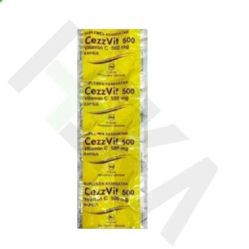 Jual Cezzvit 500 mg Vitamin C 500 mg Strip isi 10 Tablet di Seller ...