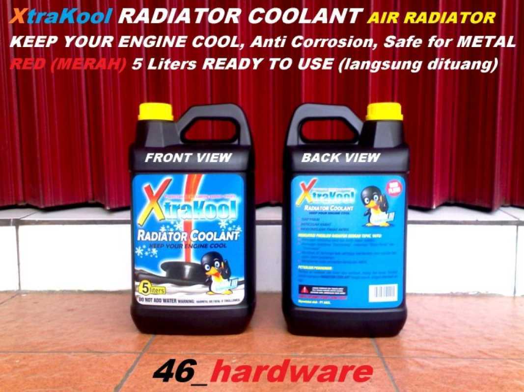 Jual AIR RADIATOR XTRAKOOL COOLANT RED MERAH GALON 5L READY TO USE ...