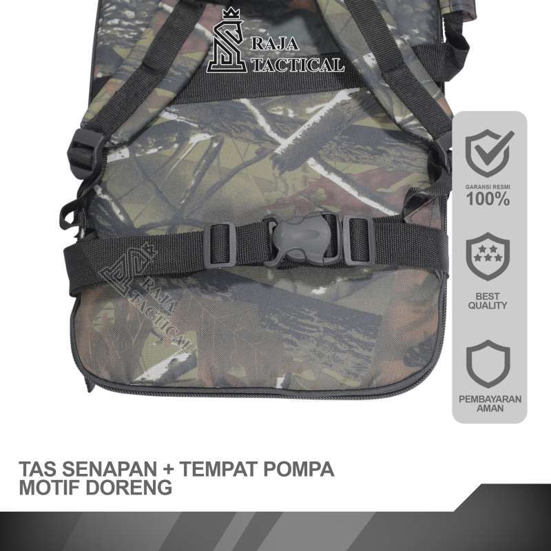 Jual Tas Senapan + Tempat Pompa Pcp Motif Doreng Aksesoris Senapan ...