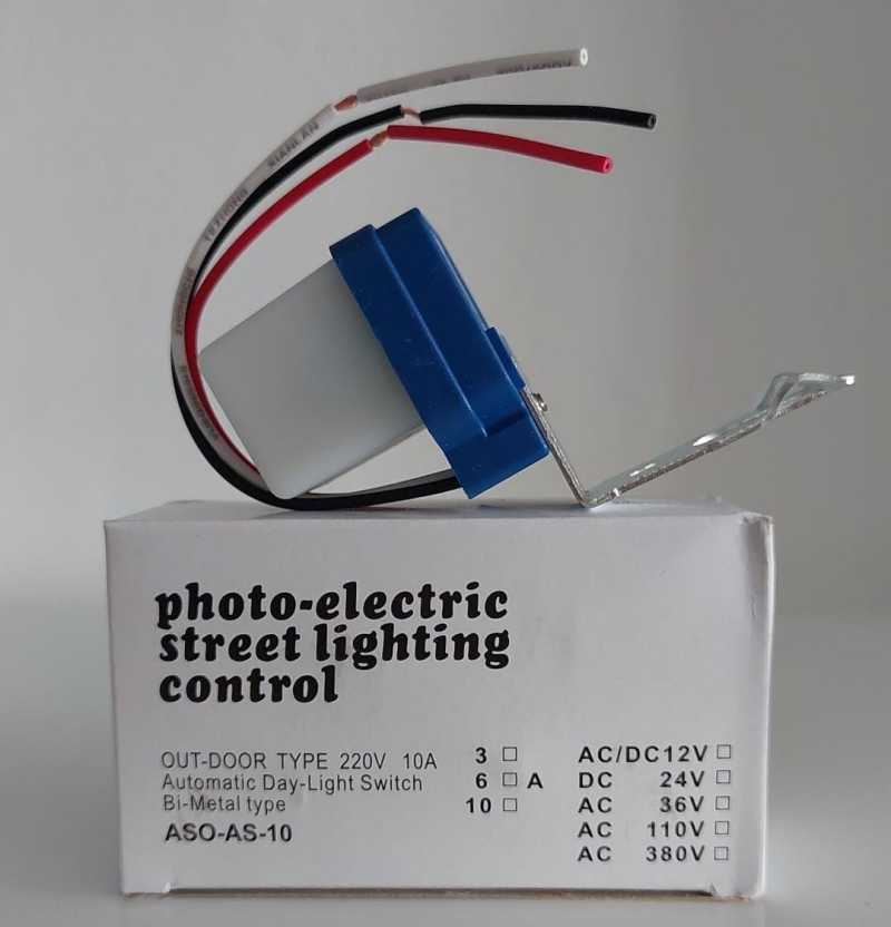 Jual Saklar Sensor Cahaya Lampu Otomatis AS-10 AC-220V di Seller coco ...
