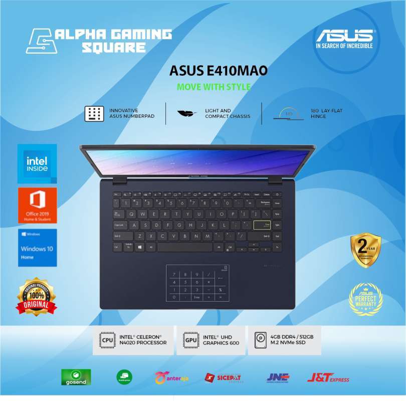 Jual Laptop Asus E410mao-hd454-blue-intel Celeron N4020/4gb/ssd 512gb ... Jual Laptop Asus E410mao-hd454-blue-intel Celeron N4020/4gb/ssd 512gb ...
