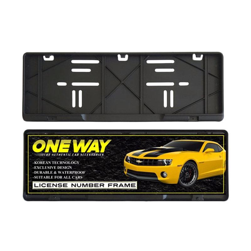 Promo Fs - One Way Cover Frame Plat Nomor Mobil [ Tatakan Plat Nomor ...