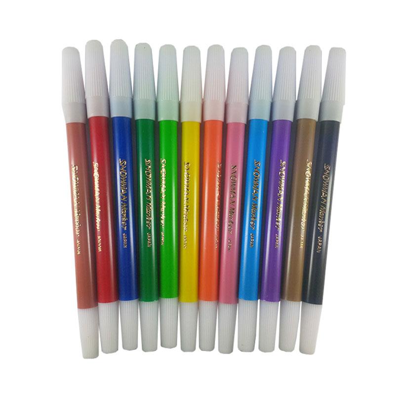 Jual Snowman Marker Spidol Warna Warni [12 pcs] di Seller SAHABAT JAYA ...