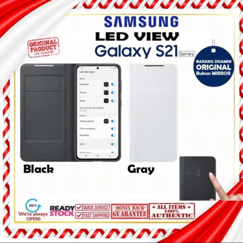 Jual SAMSUNG Galaxy S21 Plus / S21 Ultra case LED View Cover ORIGINAL ...