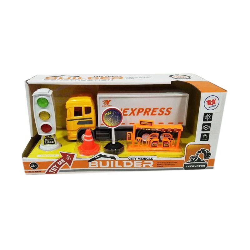Jual Toy Addict F110411 Truk Trailer Dan Kendaraan Konstruksi Friction ...