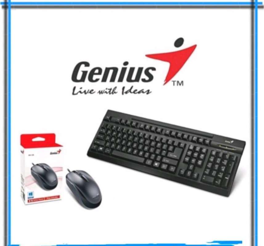 Jual Paket Keyboard Kb125 + Mouse Genius Kb125 Usb di Seller Duntech ...