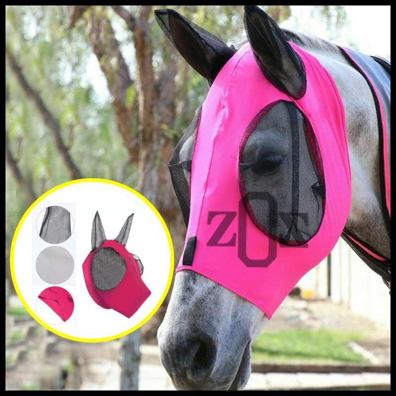Jual Masker Mask Pelindung Wajah Muka Telinga Kuda Horse Equestrian ...