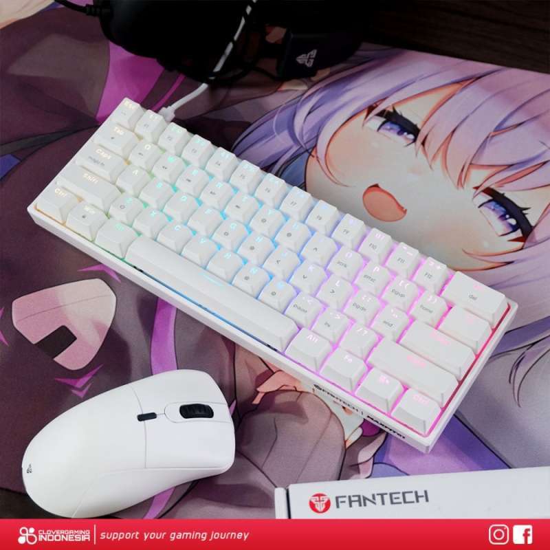 Jual Fantech MAXFIT61 RGB 60% - MAXFIT 61 Mechanical Gaming Keyboard di ...