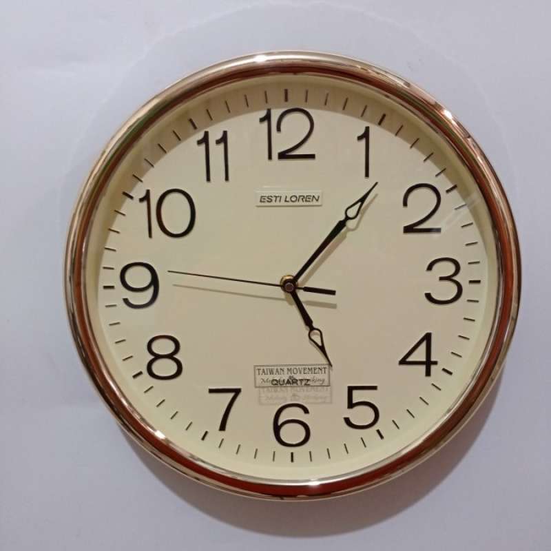 Jual Melody Wall Clock Movement Silent Original Esti Loren 32cm Di ...