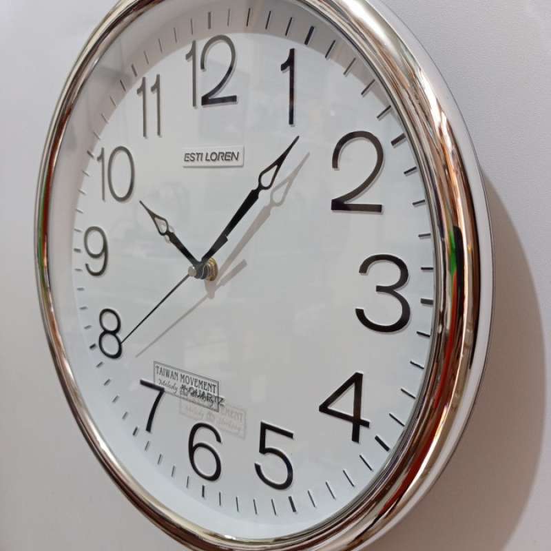 Jual Melody Wall Clock Movement Silent Original Esti Loren 32cm Di ...