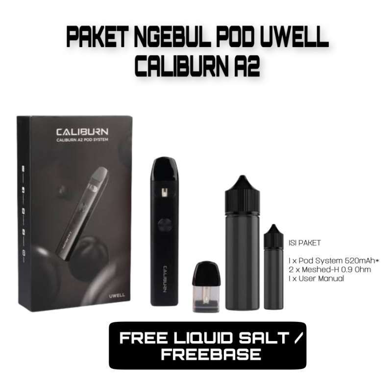 Jual Paket Vape Pod Caliburn A2 Kit Authentic Kit Lengkap - Pods Uwell ...