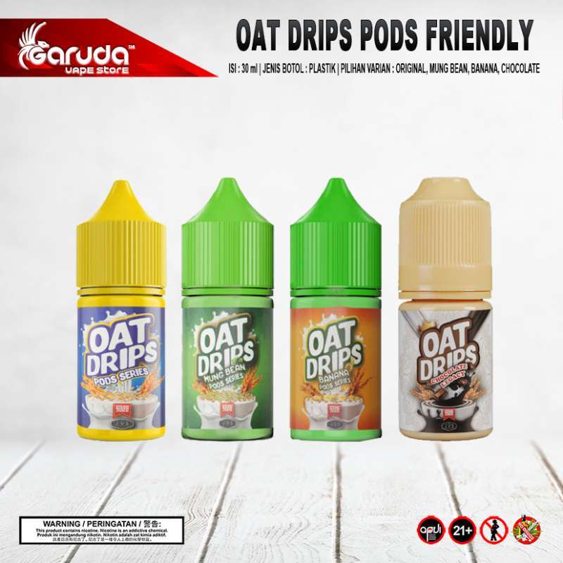 Jual Liquid Saltnic Oat Drips Steam Queen 30ml Bercukai di Seller ...