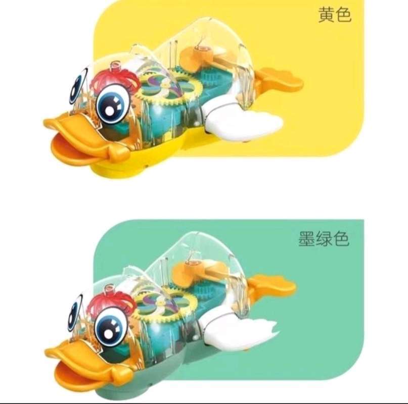 Jual Mainan Gear Bebek Bebek Transparan Bergerigi Jalan Lampu Di Seller ...