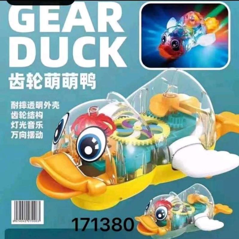 Jual Mainan Gear Bebek Bebek Transparan Bergerigi Jalan Lampu Di Seller ...