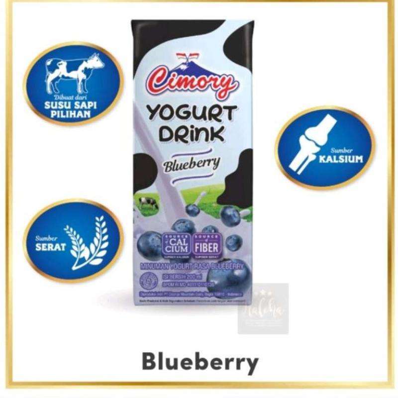 Jual Cimory yogurt drink blueberry 200 ml 1 dus isi 24pcs Halal di ...
