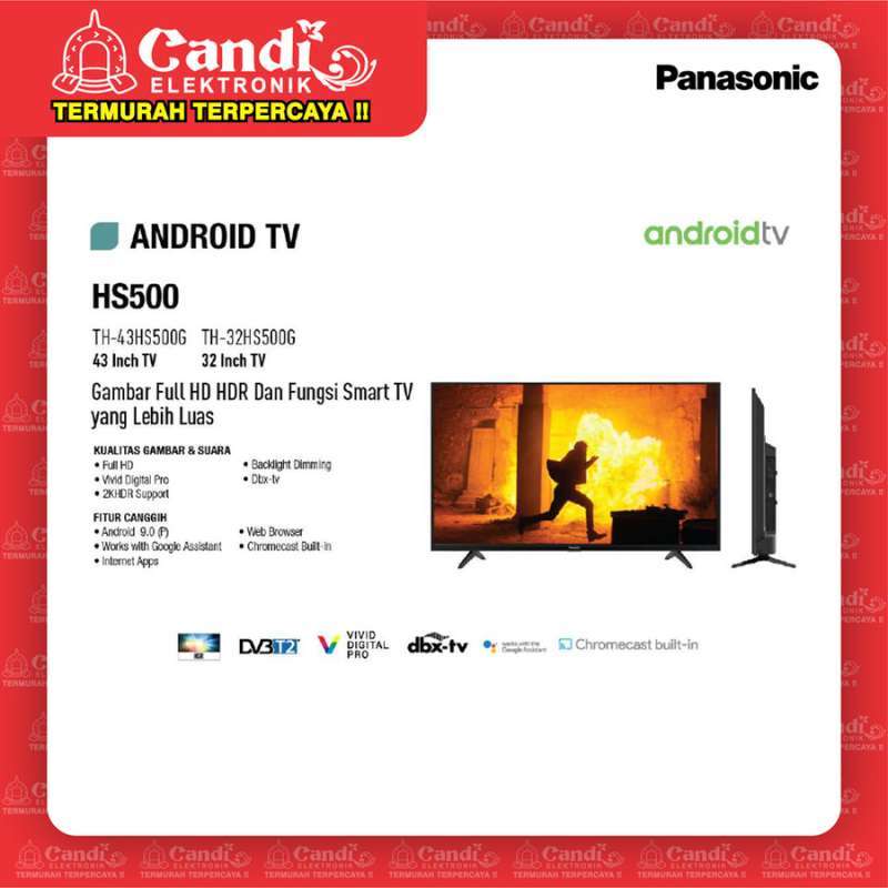 Promo Panasonic Android Tv Led 32 Inch Th-32hs500g Diskon 16% Di Seller ...