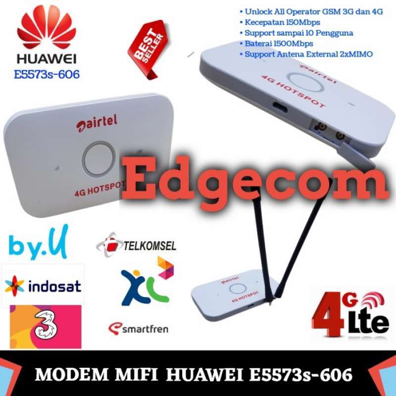 Promo Modem Wifi Huawei E5573 4G LTE 150Mbps All Operator - E5573s-606 ...