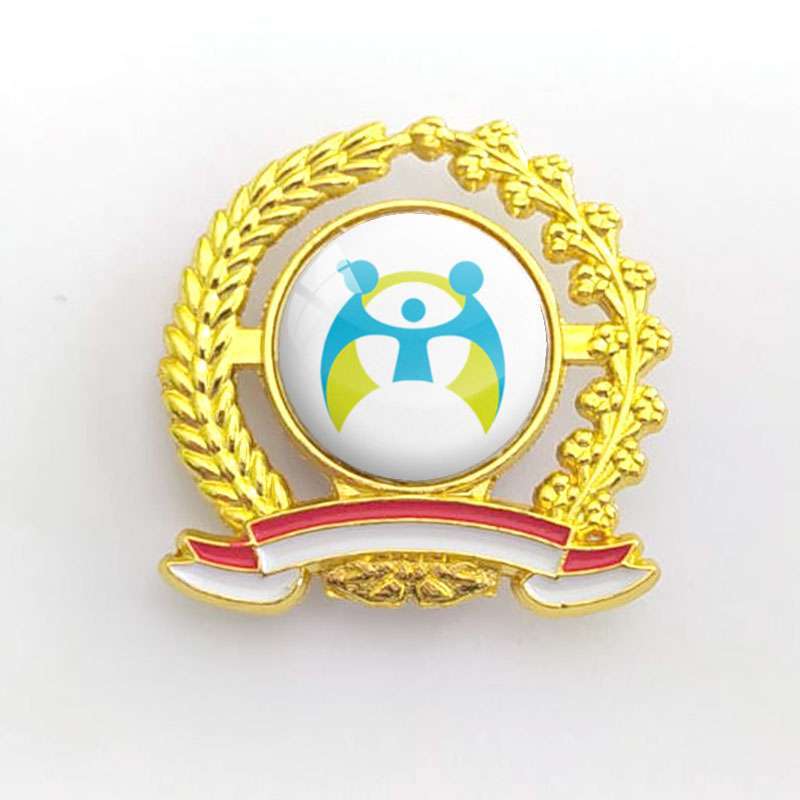 Jual Mulyocreative Pin Logo Model Padi Kapas Bahan Logam Pin ...