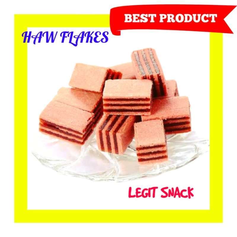 Promo PERMEN SANCA LAPIS KOTAK ASAM / MANISAN BUAH HAW FLAKES CANDY ...