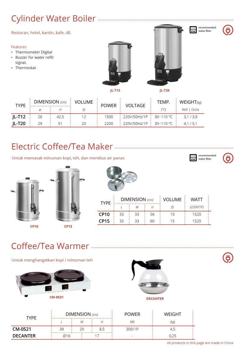 Promo MESIN PEMBUAT KOPI & TEH / ELECTRIC COFFEE & TEA MAKER - CP10 ...