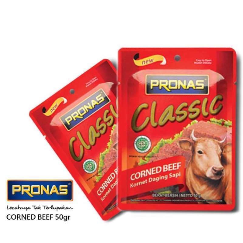 Jual Pronas corned beef sachet 50gr di Seller Farmers Market Blok M ...