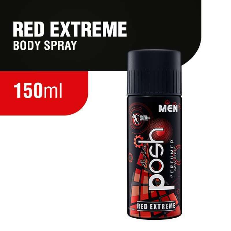 Promo Posh Men Red Extreme Body Spray [150 mL/ Botol] Diskon 20% di ...