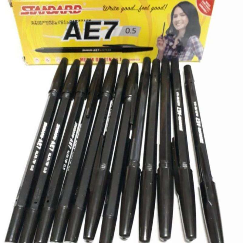 Jual Pulpen Standard Ae7 Hitam Ballpoint Di Seller Latief_shop - Roa Malaka, Kota Jakarta Barat ...
