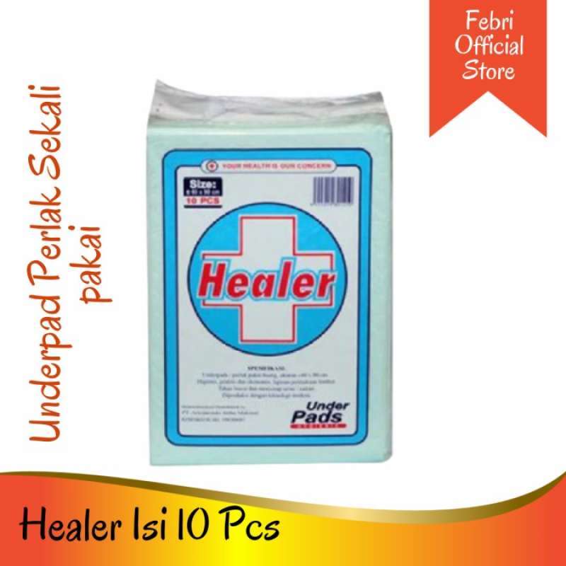 Promo Healer Underpad Perlak sekali pakai isi 10 Pcs Diskon 7% di ...