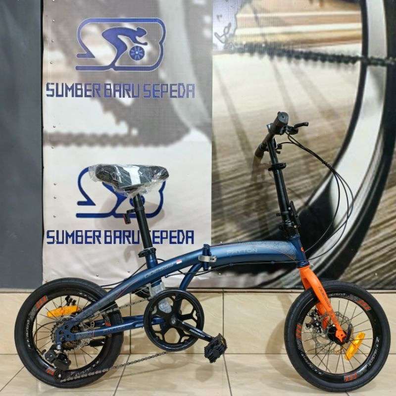 Jual Sepeda Lipat Odessy Phyton 16 Inch 7 Speed - Black Red - 16 Inch ...