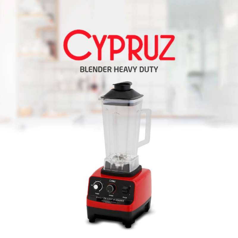 Jual CYPRUZ Blender Heavy Duty 2 Liter With Timer Gear Dan Konektor ...