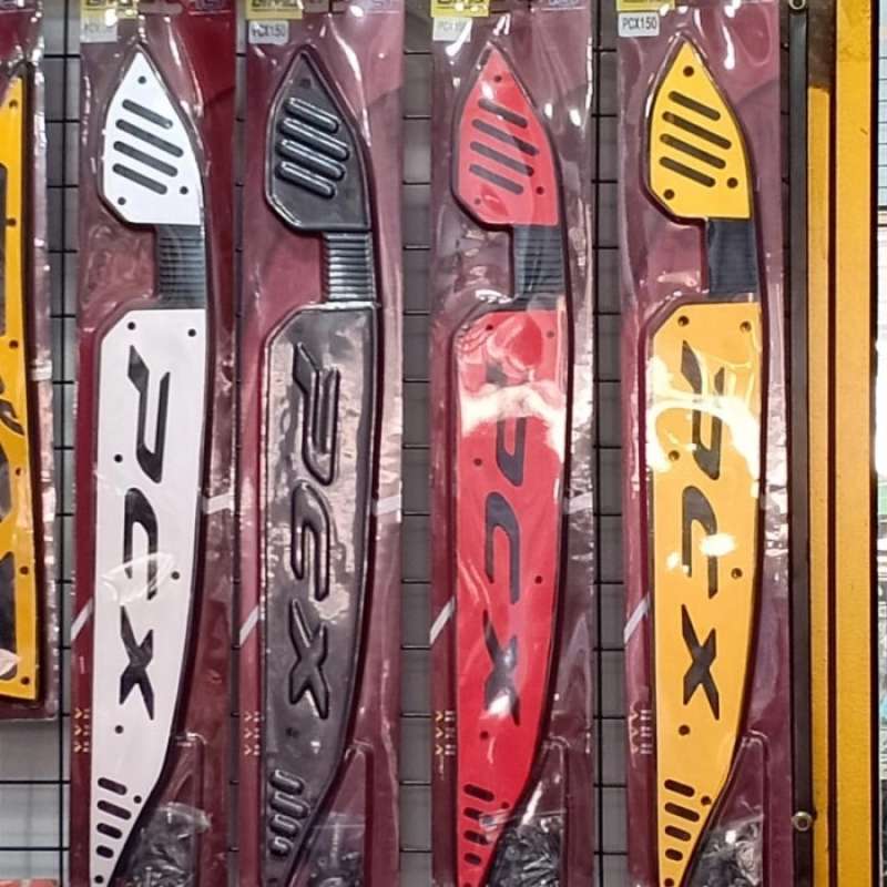 Promo BORDES INJAKAN ALAS KAKI PCX MEREK EMC - Silver Diskon 4% di ...