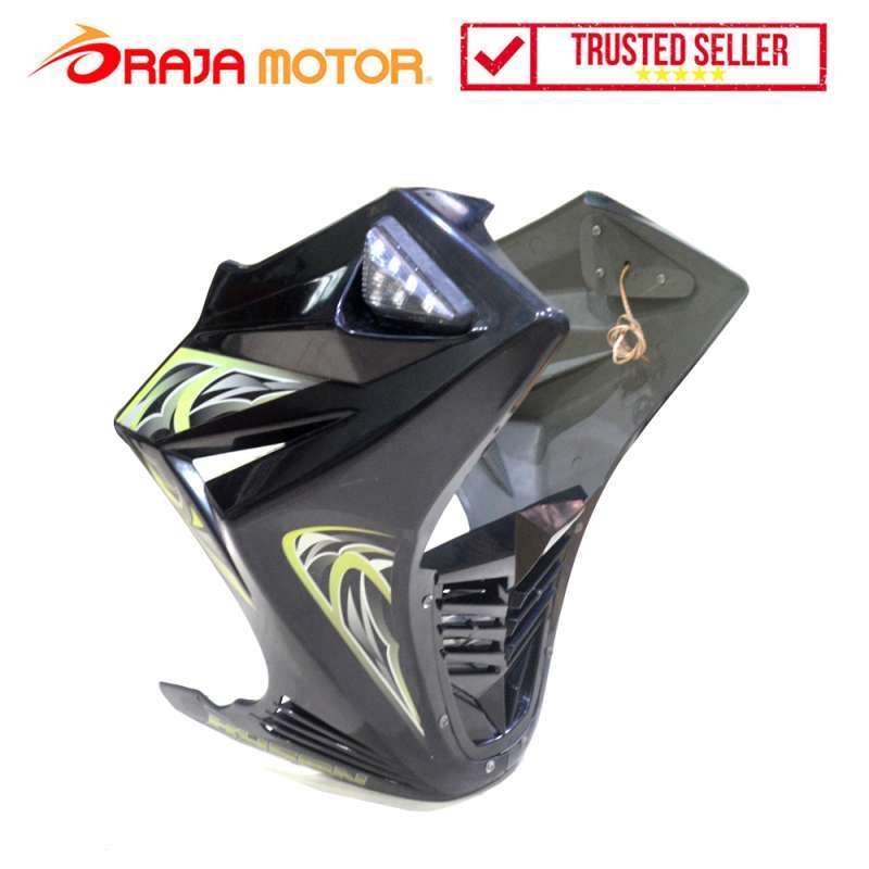 Jual RajaMotor Half Fairing Yamaha Byson Dengan Sen LED - Hitam di ...
