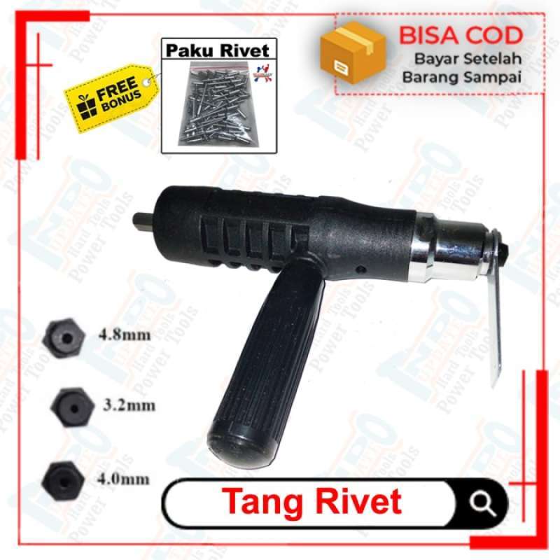 Jual Gratis Ongkir Konektor Bor Rivet Tang Rivet Listrik Tembakan Paku ...