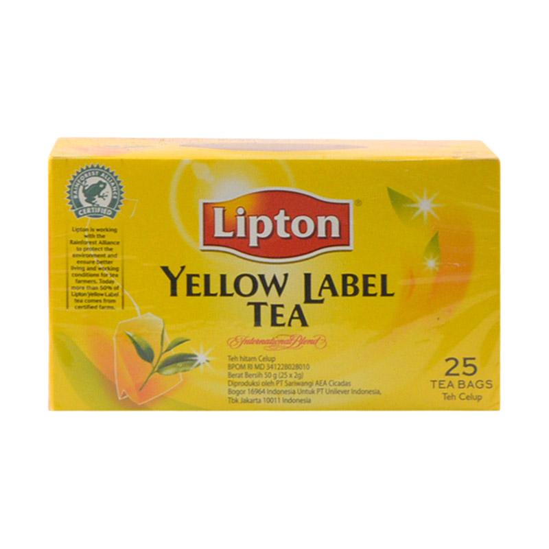 Jual Lipton Yellow Label Teh Sachet [25 Tea Bags] di Seller Suzuya ...
