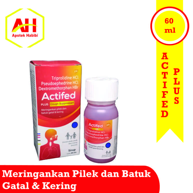 Promo ACTIFED AKTIFED PLUS COUGH EXPECTORANT 60ML OBAT BATUK BERDAHAK ...
