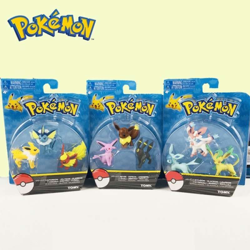 Jual Gratis Ongkir Xy Pokemon Monster Eevee Family Figure Toys Model ...
