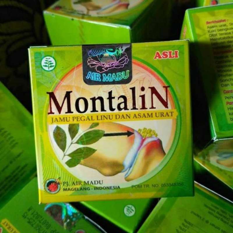 Jual Montalin Kapsul Jamu Pegal Linu dan Asam Urat Original 100% di ...